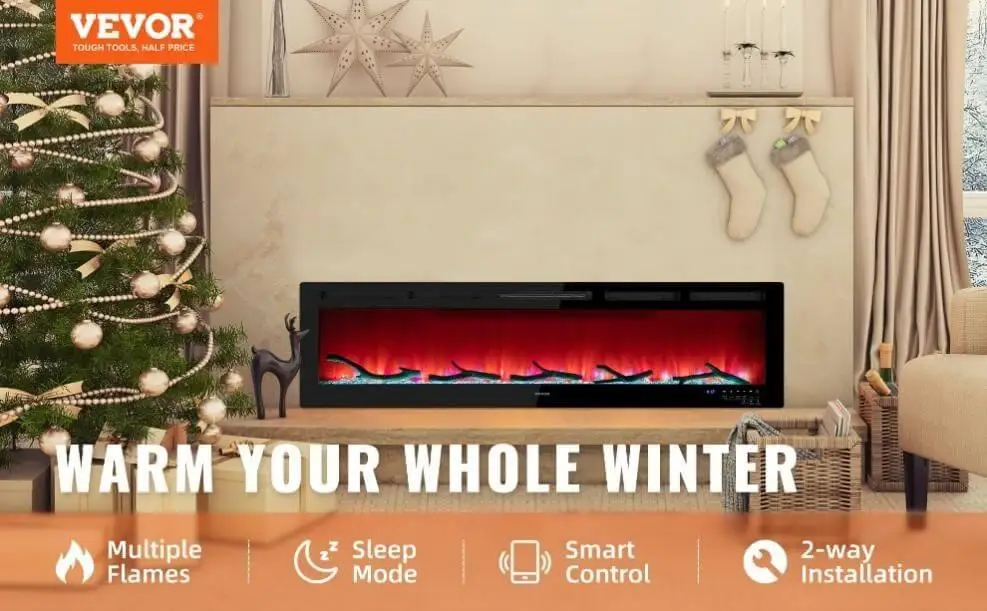 7 Creative Electric Fireplace Ideas to Warm Up Your Home - VEVOR Blog