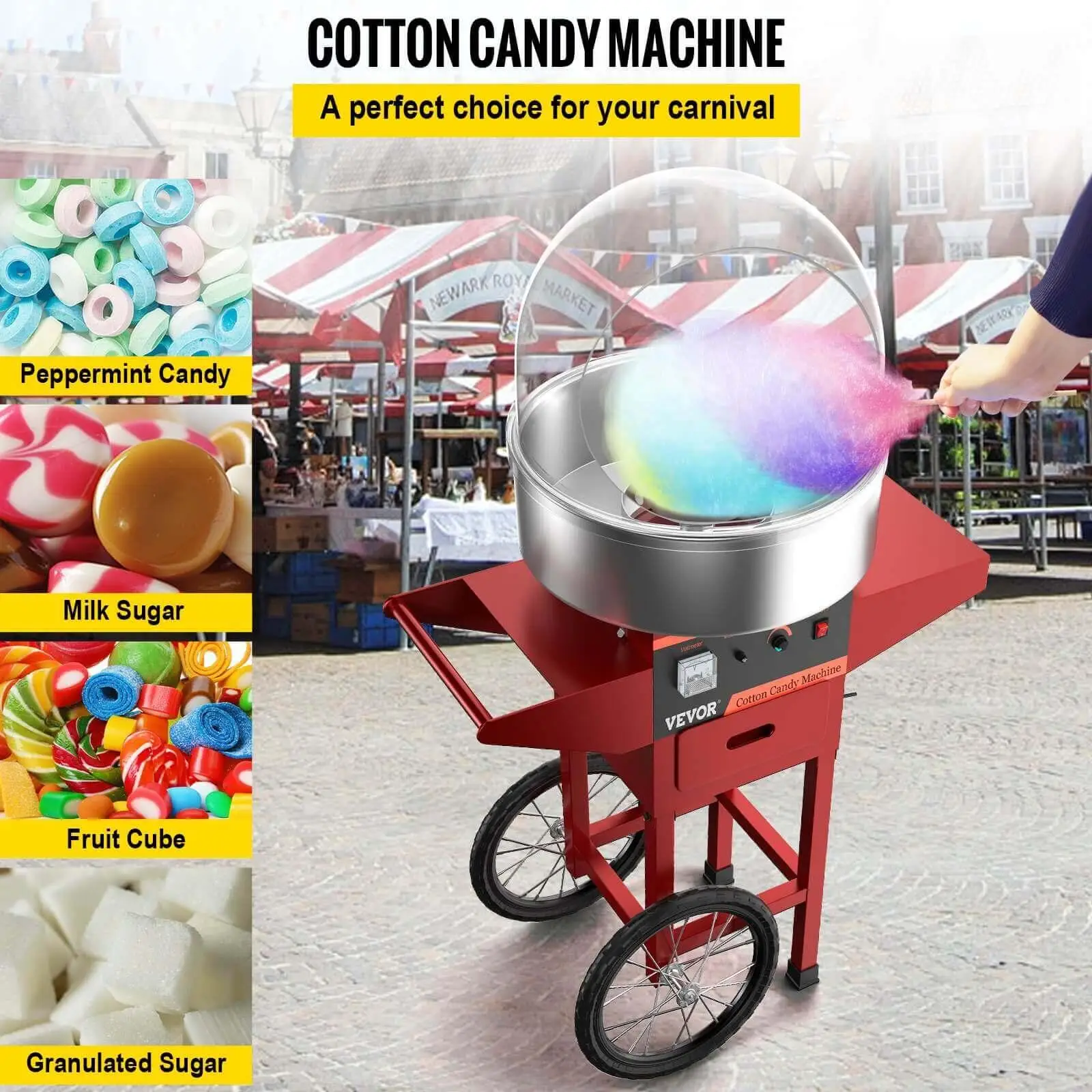 Best Commercial Cotton Candy Machines in 2024 - VEVOR Blog
