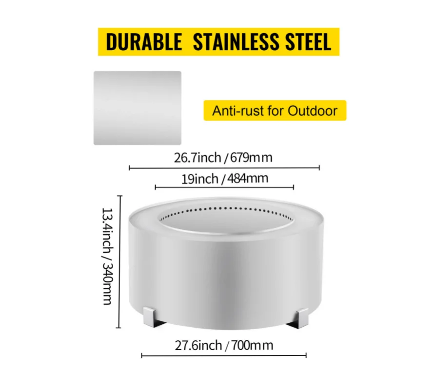 Best Stainless Steel Fire Pit For Hassle Free & Safe Backyard Bonfire ...