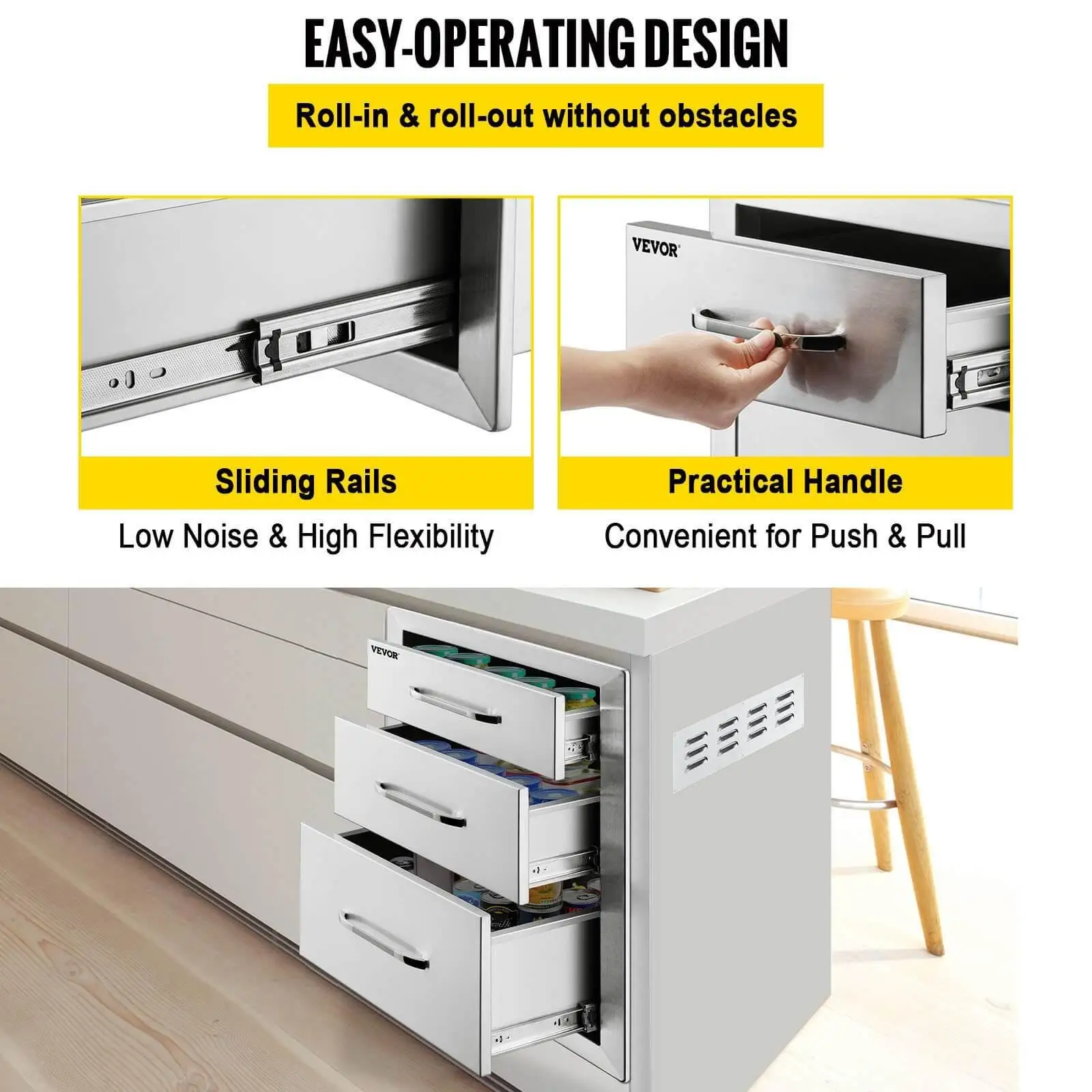 Reviews Of Top 3 Stainless Steel Drawers For 2024 Outdoor Kitchens ...