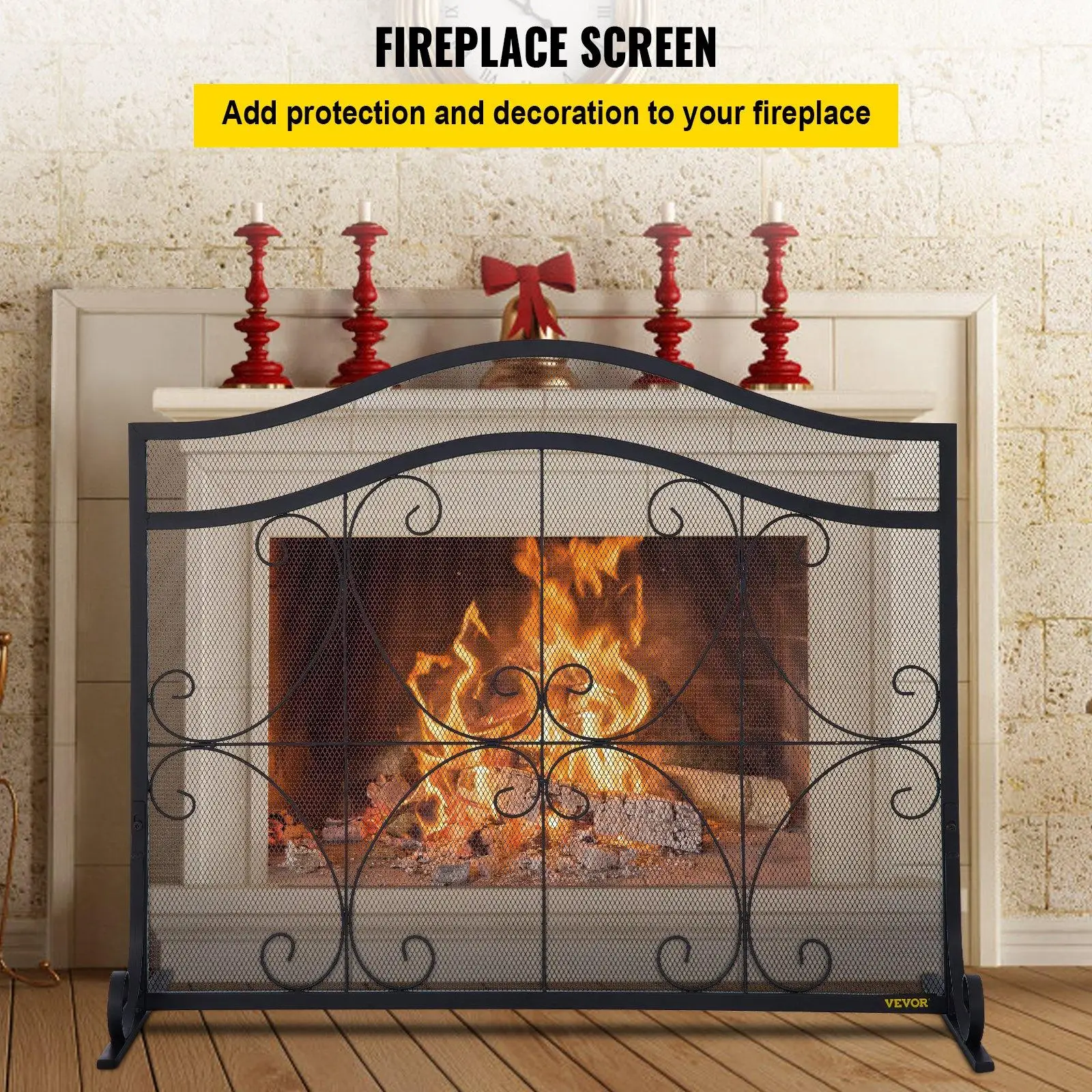 The 5 Best Fire Place Screen Mesh to Buy For Home - VEVOR Blog