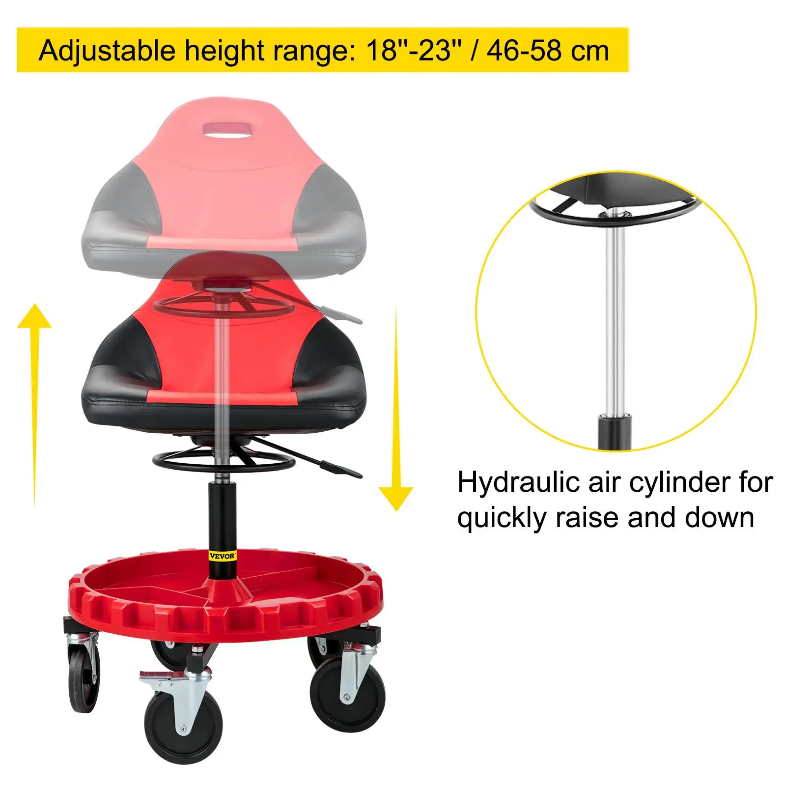 The 5 Best Shop Stools with Wheels for 2024 - VEVOR Blog