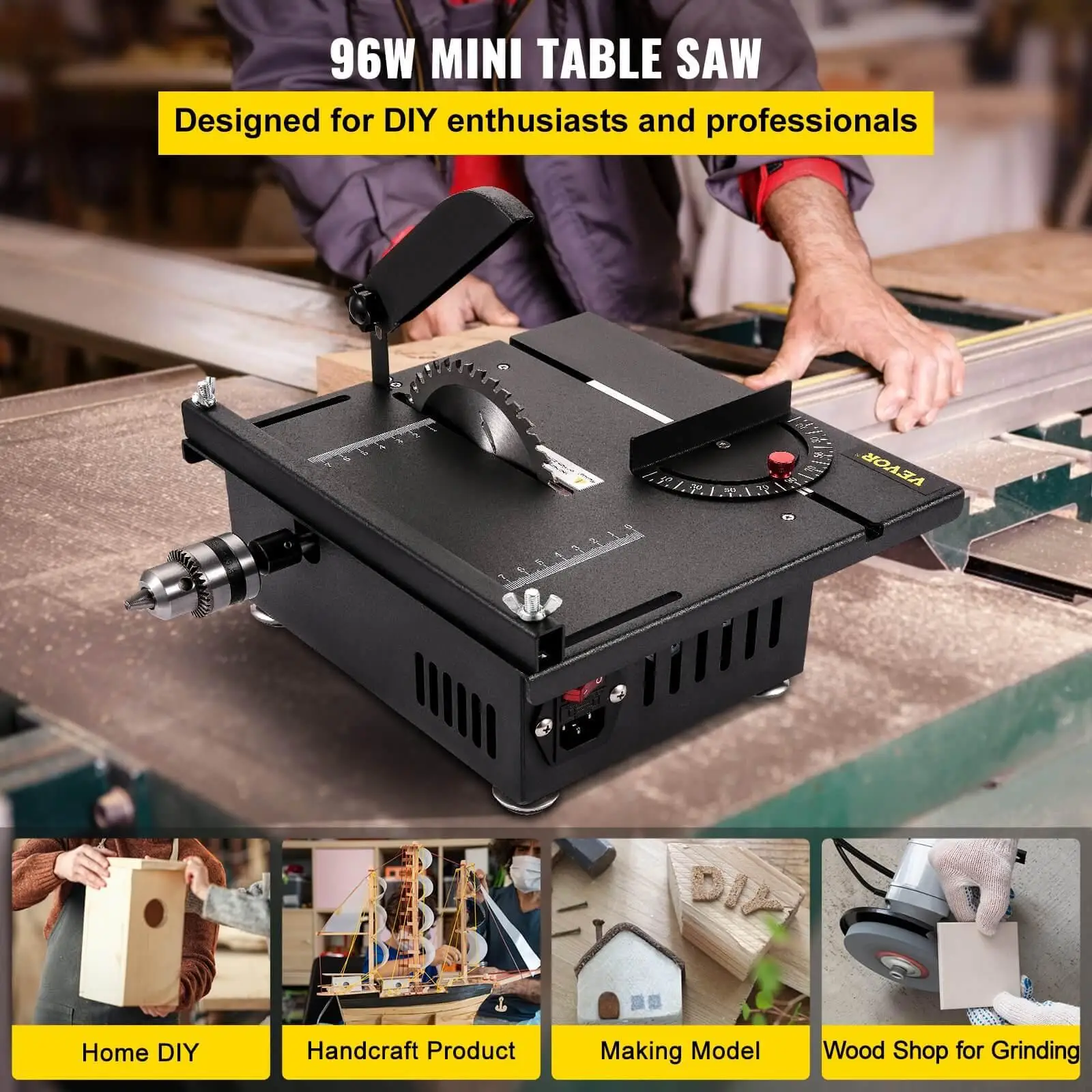 The Convenience and Versatility of a Mini Table Saw - VEVOR Blog