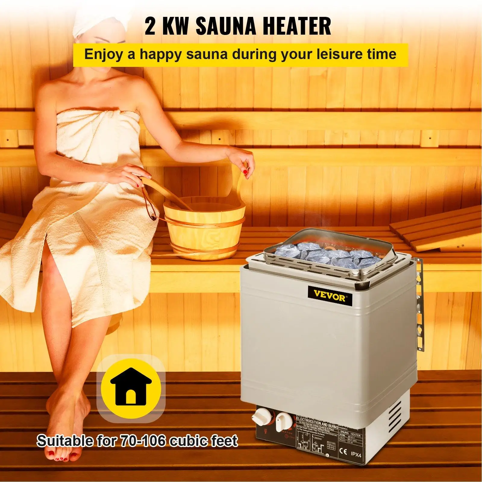 The Top Sauna Heater Machines for a Luxurious Home Spa - VEVOR Blog