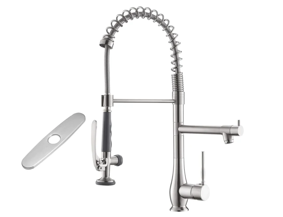 Top 5 commercial kitchen sink faucets with sprayer - VEVOR Blog