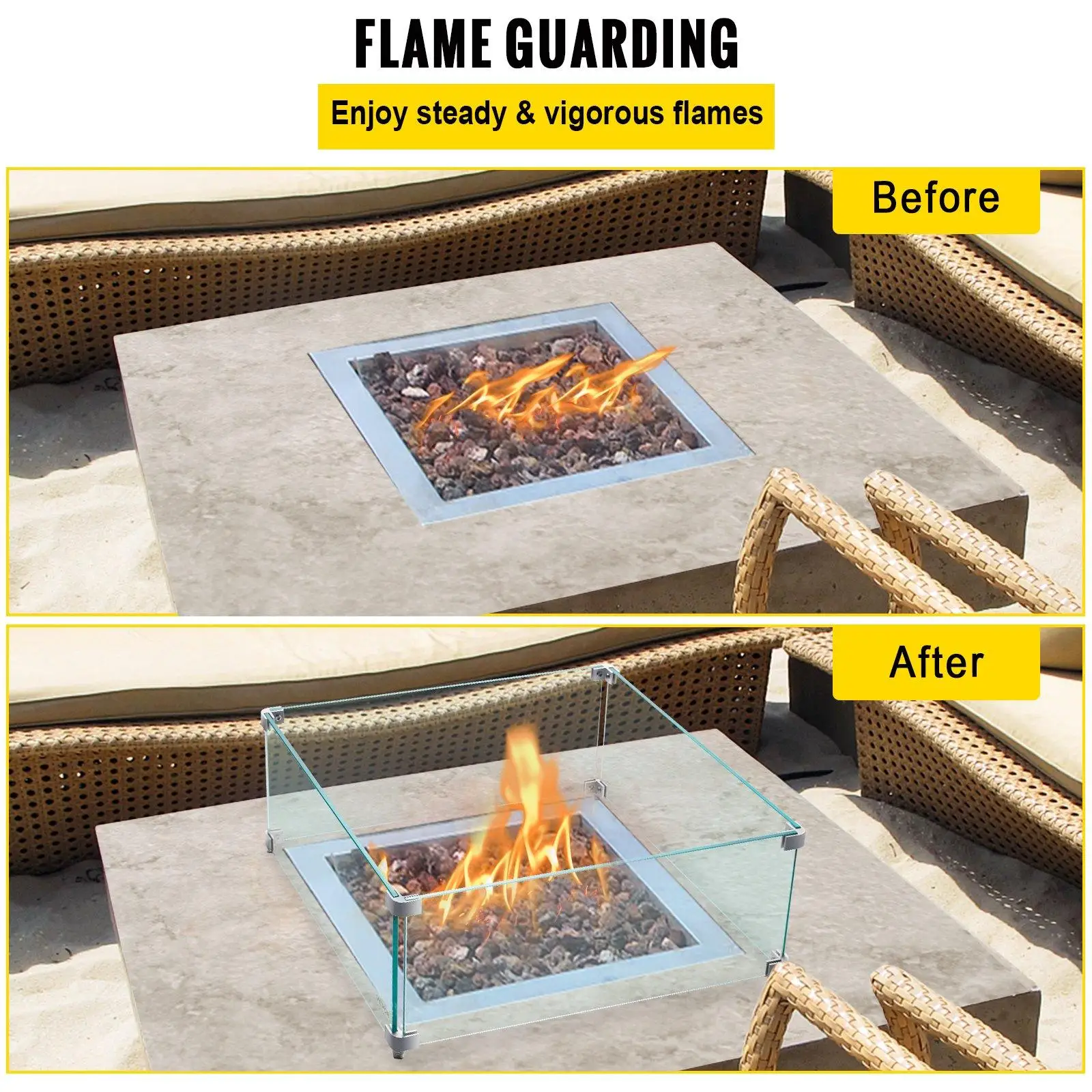 Top Fire Pit Wind Guard Buying Ideas For 2024 - VEVOR Blog
