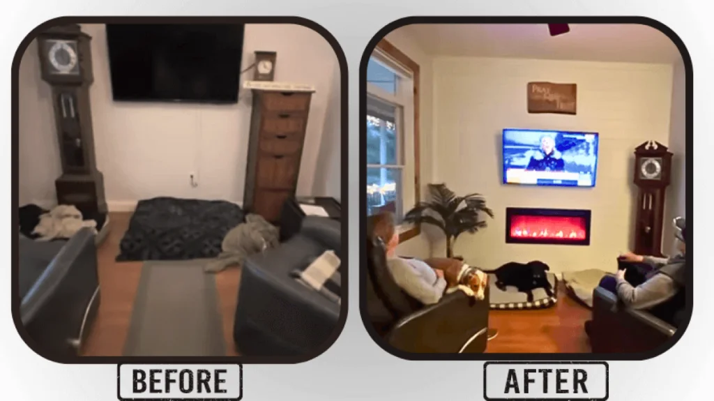 Creating a Cozy and Inviting Media Room: A Surprise Makeover for Nana ...