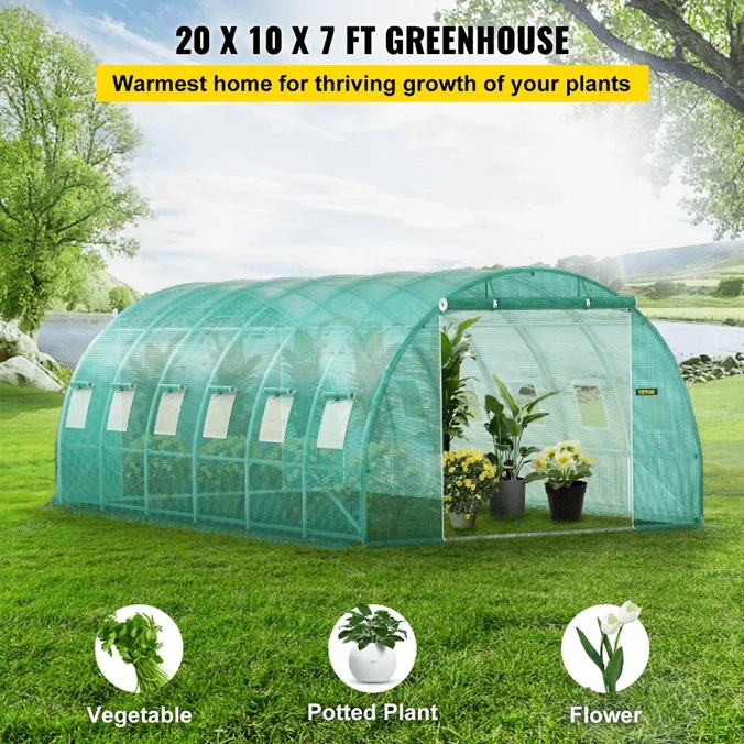 DIY High Tunnel Greenhouse: Grow Year-Round - VEVOR Blog