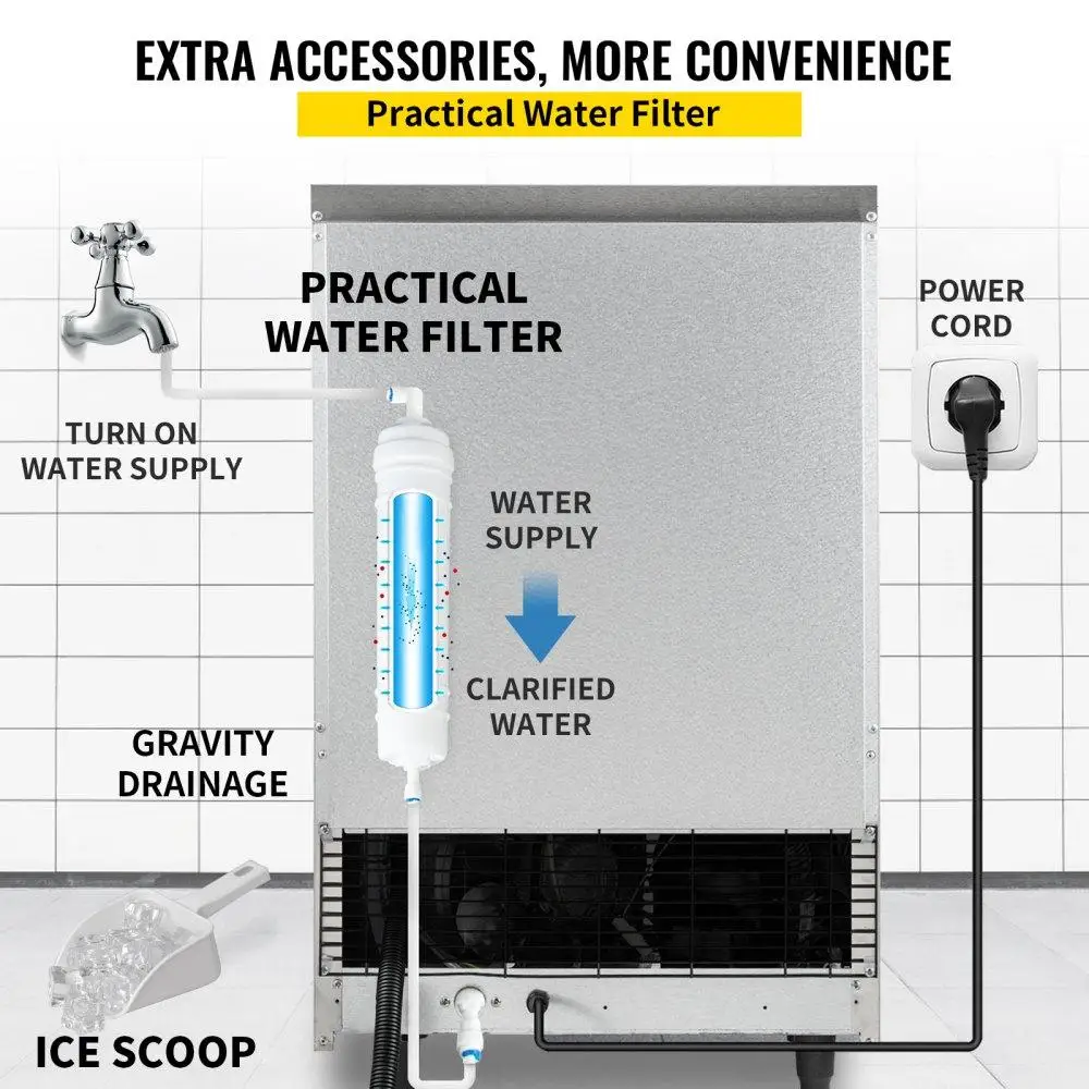 How to Use VEVOR Ice Machine—An Ultimate Beginner’s Guide - VEVOR Blog How to Use VEVOR Ice Machine—An Ultimate Beginner’s Guide - VEVOR Blog
