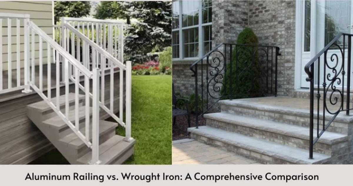 Aluminum Railing vs. Wrought Iron: A Comprehensive Comparison - VEVOR Blog