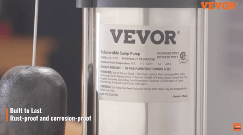 VEVOR Submersible Sump Pump - Best Way to Keep Your Basement Dry ...