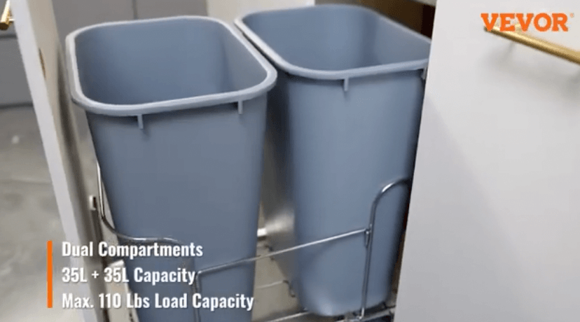 VEVOR Pull Out Trash Can For A Clean & Odor-Free Kitchen - VEVOR Blog