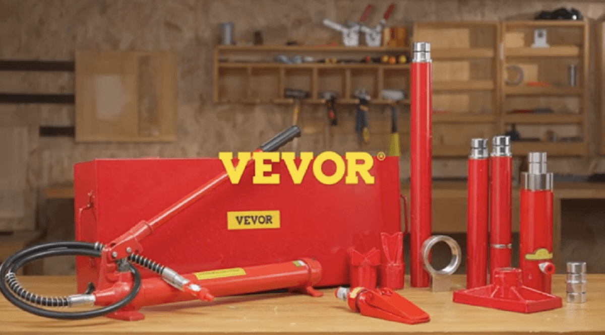 Auto Repairing With Vevor 4 Ton Porta Power Hydraulic Ram Kit Vevor Blog