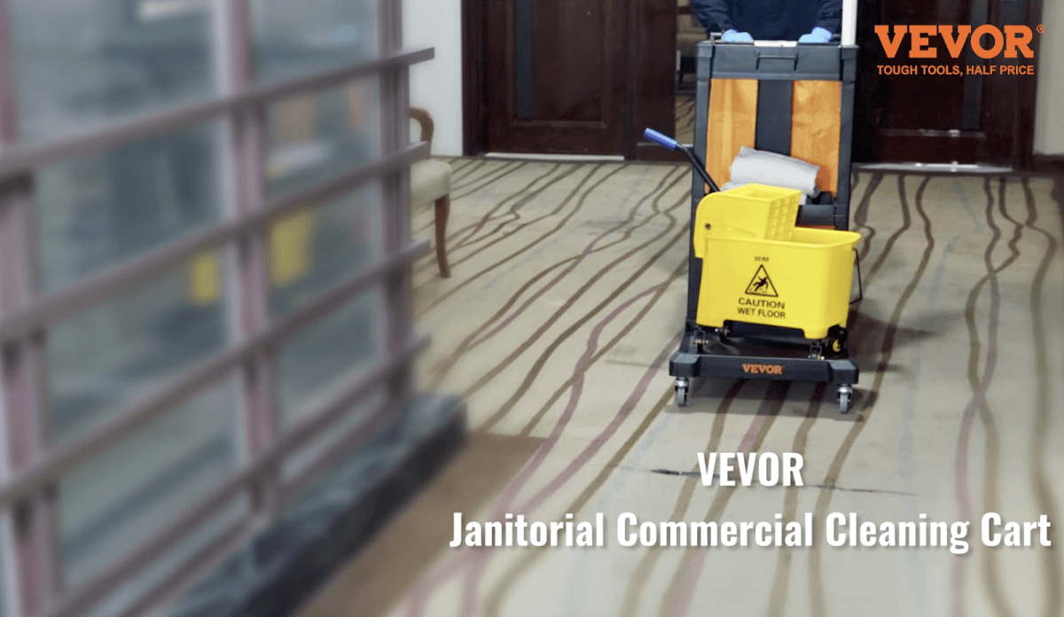 VEVOR Janitorial Trolley Cleaning Cart For Easy Cleaning - VEVOR Blog