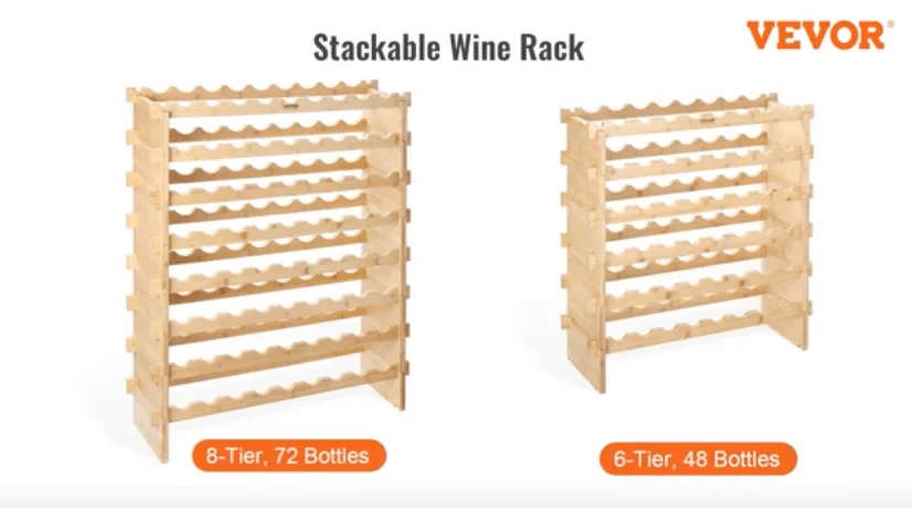 VEVOR 48-Bottle Wine Rack To Organize Your Wine Collection - VEVOR Blog