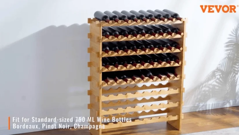 VEVOR 48-Bottle Wine Rack To Organize Your Wine Collection - VEVOR Blog