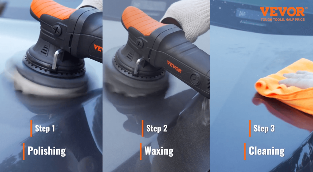 Elevate Your Car’s Shine with VEVOR Cordless Car Polisher Buffer ...