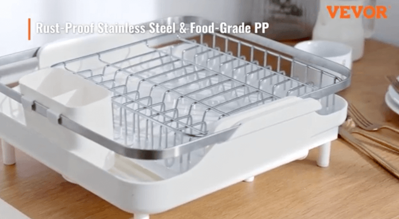 Easily Organize Your Kitchen With the VEVOR 2-Tier Dish Drying Rack - VEVOR Blog