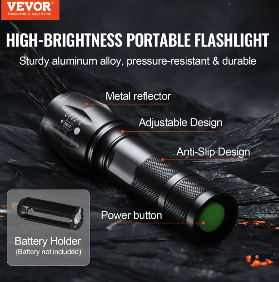 A Comprehensive Guide to Different Types of Flashlights - VEVOR Blog