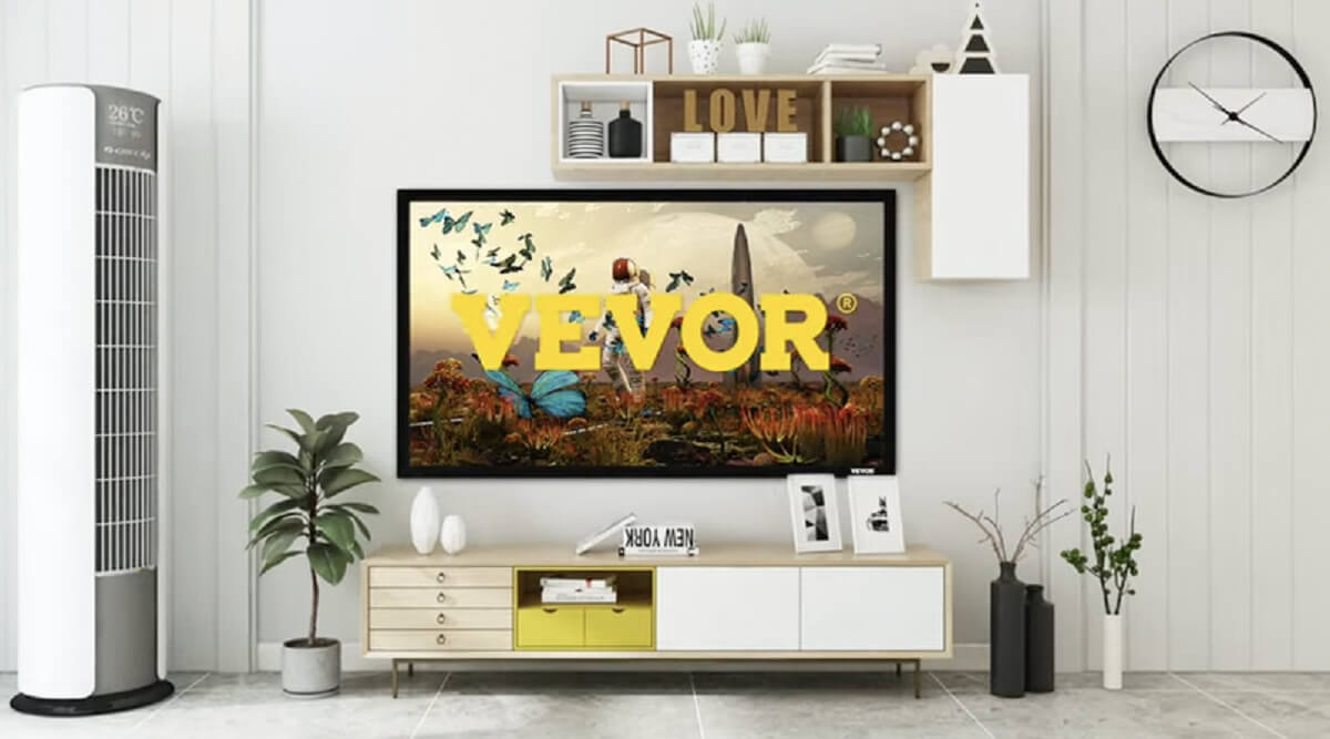 VEVOR 135-inch Fixed Projector Screen For Home Theatre - VEVOR Blog