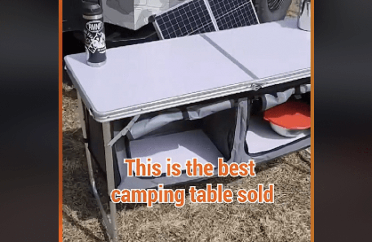 Elevate your Next Camping Trip with the VEVOR Camping Kitchen Table ...