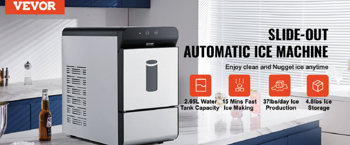 How Do Countertop Ice Makers Work? - VEVOR Blog