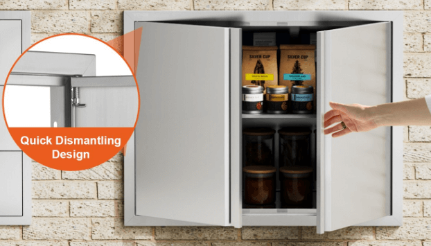 Top Reasons to Use Stainless Steel Doors in Outdoor Kitchens - VEVOR Blog