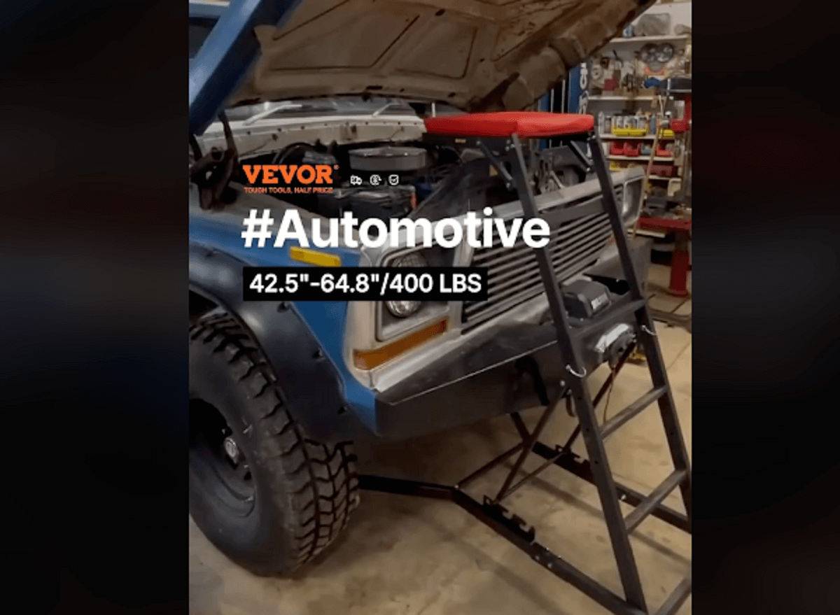 VEVOR Topside Creeper To Perform Engine Maintenance - VEVOR Blog