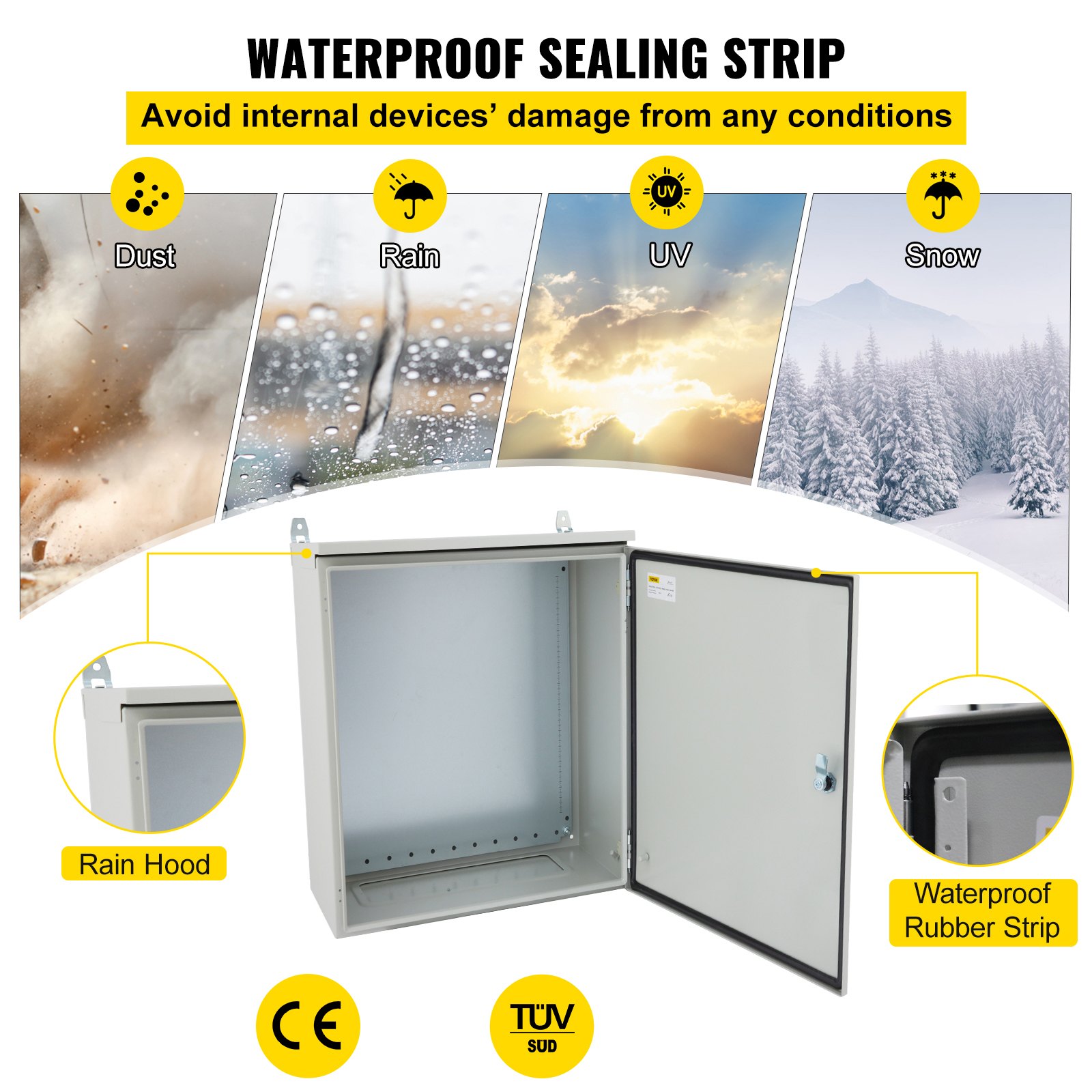 VEVOR Electrical Enclosure, 20x16x8in Manual - VEVOR Blog