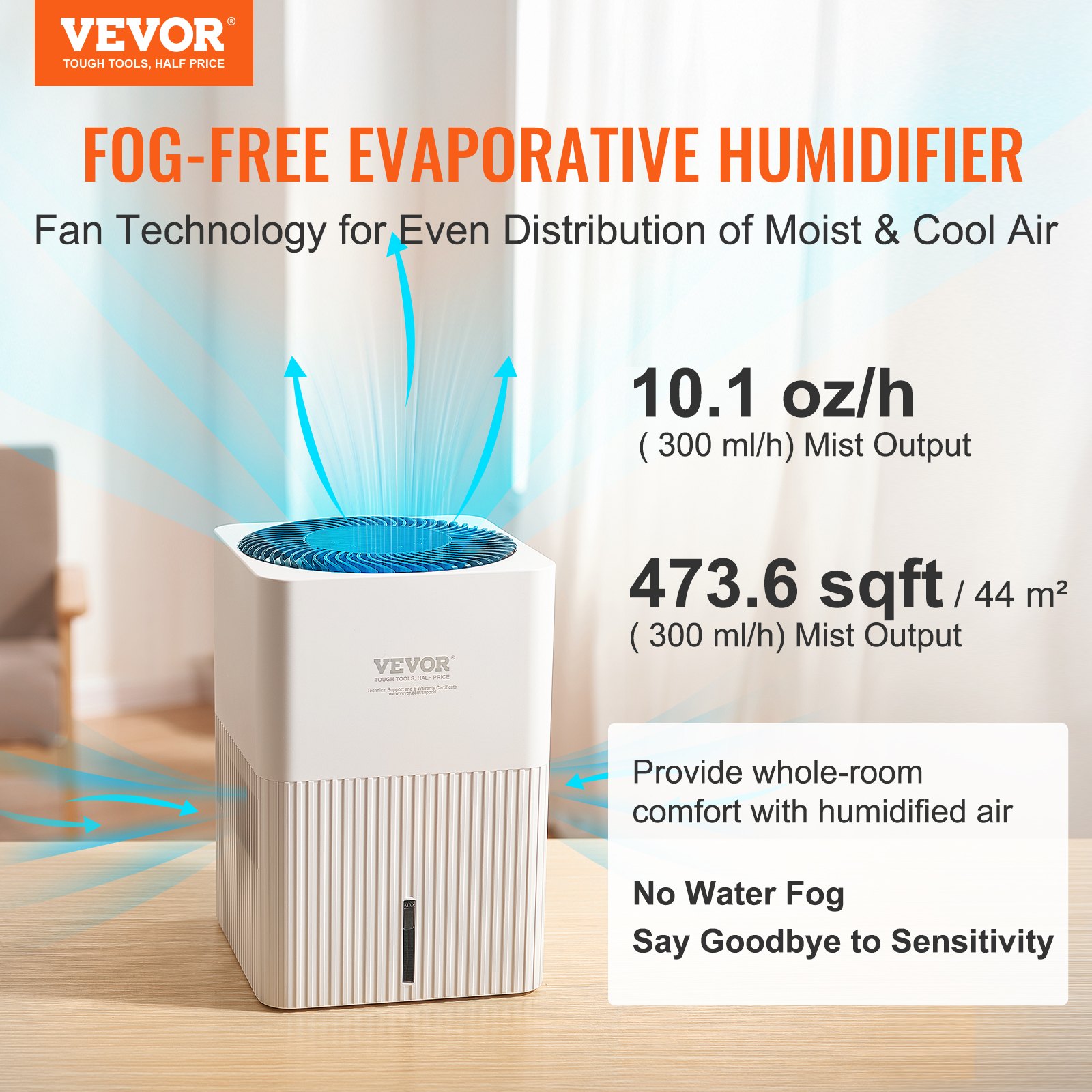 VEVOR Evaporative Humidifiers Mist-Free 3L Manual - VEVOR Blog