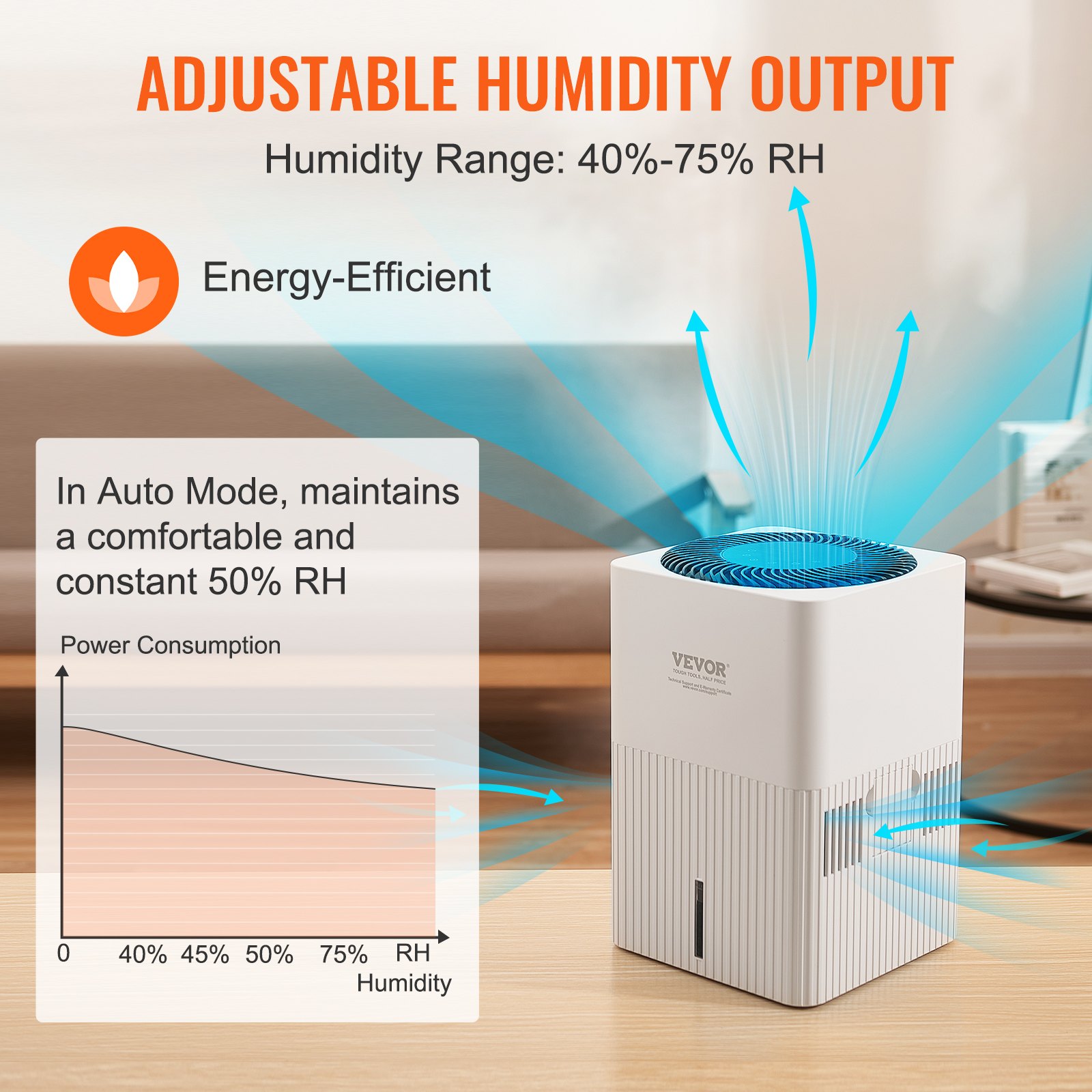 VEVOR Evaporative Humidifiers Mist-Free 3L Manual - VEVOR Blog