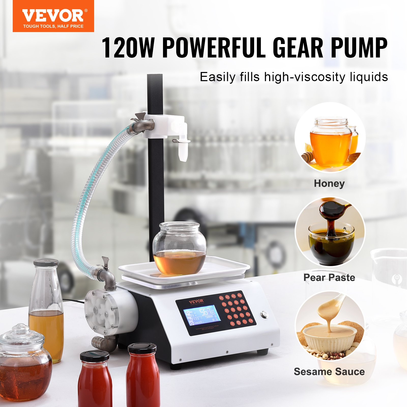 VEVOR Liquid Filling Machine, 50-5000g Manual - VEVOR Blog