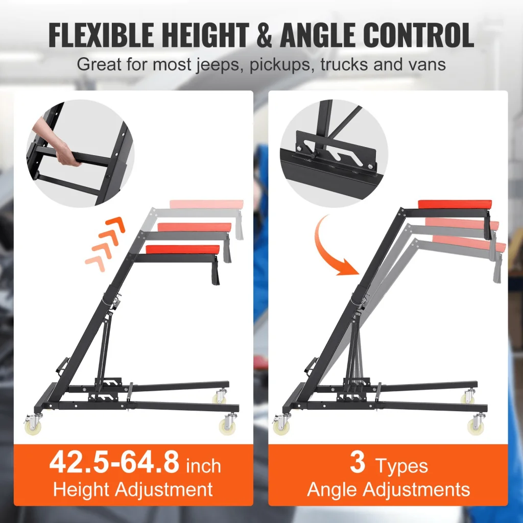 The Best Foldable Topside Creeper: The Ultimate Buying Guide - VEVOR Blog