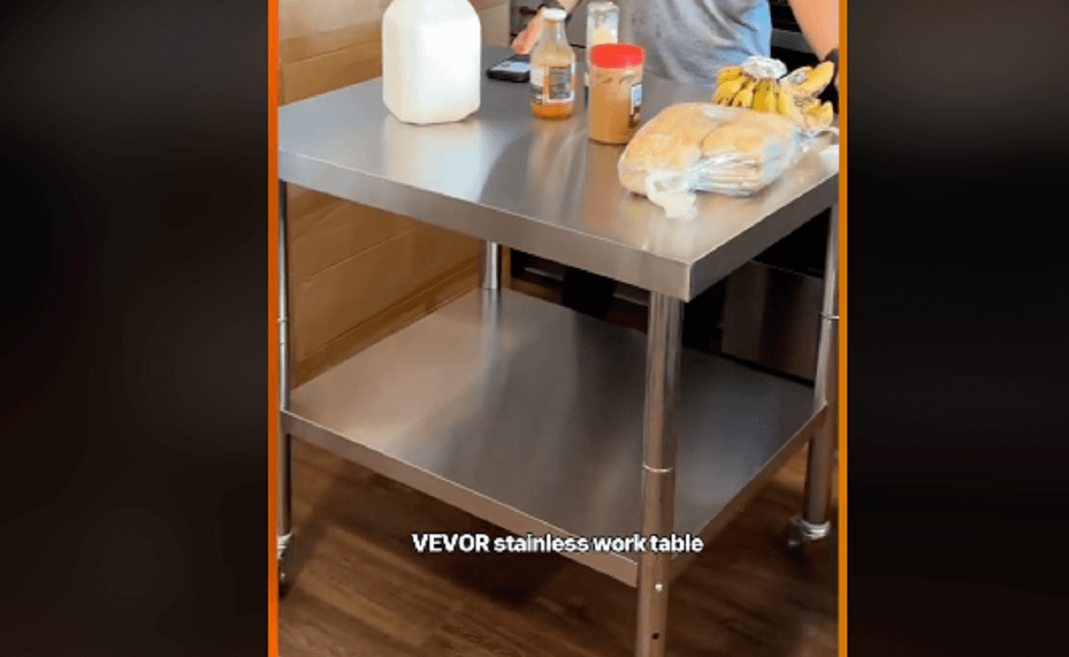 VEVOR Stainless Steel Work Table For Organizing Kitchen - VEVOR Blog