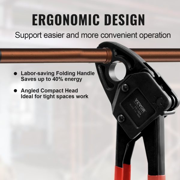 VEVOR PEX Pipe Crimping Tool, Angle Dual Head Combo Manual - VEVOR Blog