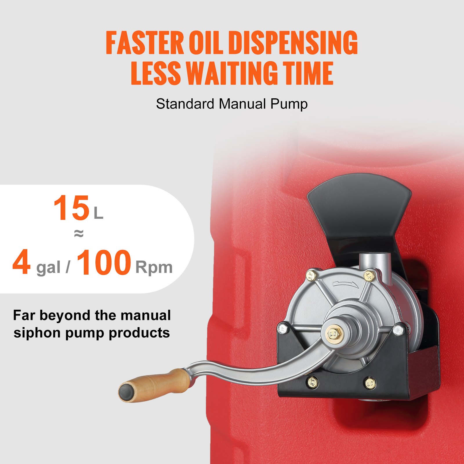 VEVOR 16 Gallon Fuel Caddy, 7.8 L/min Manual - VEVOR Blog