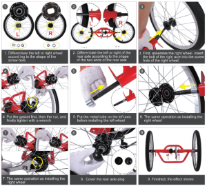 VEVOR Tricycle Adult Manual, 26’’ Wheels, 7-Speed