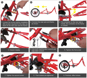 VEVOR Tricycle Adult Manual, 26’’ Wheels, 7-Speed